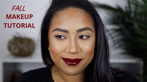 Fall Makeup Tutorial Bold Lip Youtube