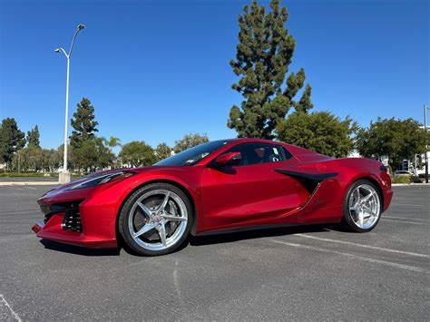 2024 Red Mist Metallic Corvette Eray Convertible Corvette Mike