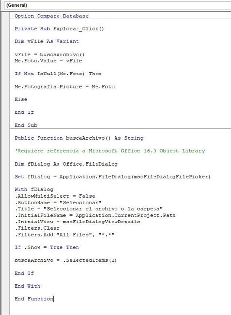 Aprende A Insertar Una Imagen En Un Formulario Access Vba Total