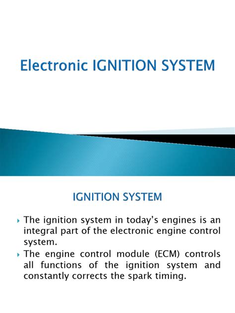 Ignition System Pdf Ignition System Distributor