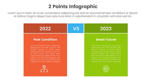 인포그래픽 템플릿 배너에 대한 비교 또는 비교 및 비교 개념 두 개의 포인트 목록 정보가 있는 풀 컬러 배경 블록이 있는 상자 테이블 0명에 대한 스톡 벡터 아트 및 기타
