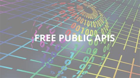 Free Public Apis For Developers To Get Data