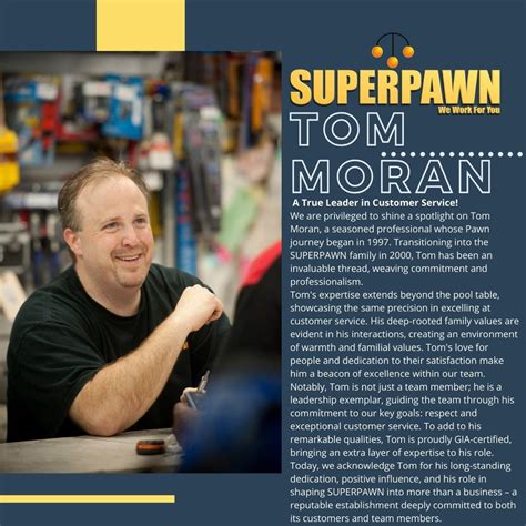 🌟 Team Member Spotlight Tom Moran A Superpawn Laurel