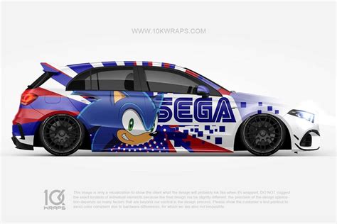 Sonic The Hedgehog Car Wraps Series Top 3m Vinyl 10kwraps