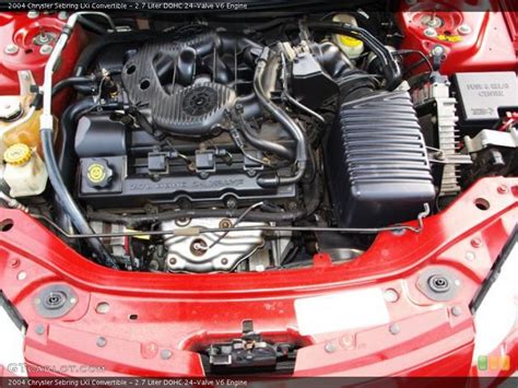 27 Liter Dohc 24 Valve V6 Engine For The 2004 Chrysler Sebring