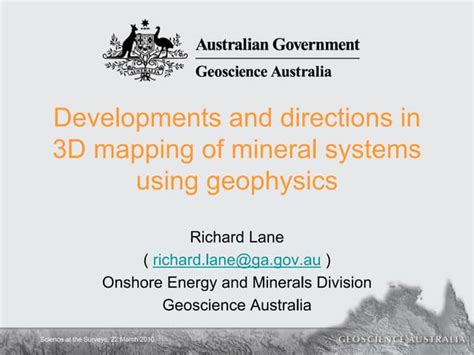 Developments And Directions In 3d Mapping Of Mineral Systems Using Geophysics Pdf