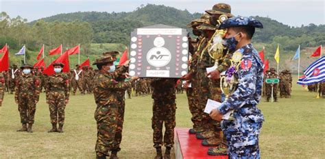 ၆၀ ကြိမ်မြောက် တပ်မတော်ကာကွယ်ရေး ဦးစီးချုပ် တံခွန်စိုက်ဒိုင်း တပ်မတော် ကြည်း၊ ရေ၊ လေ သေနတ်ပစ်ပ