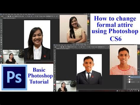 FORMAL ATTIRE PHOTOSHOP TUTORIAL Tagalog Sub YouTube