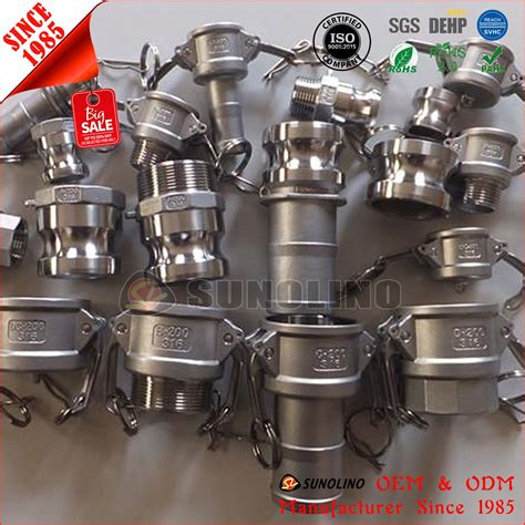 Quick Camlock Coupling Female Coupler With Hose Shank Type C Cam Groove