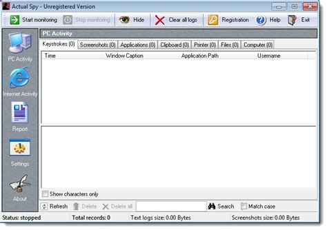 Cara Menggunakan Actual Spy Keylogger Cara Menggunakan Actual Spy
