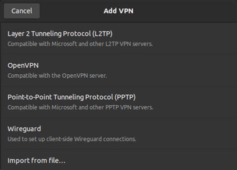 Управление WireGuard через GUI Ubuntu Koobik IT Blog