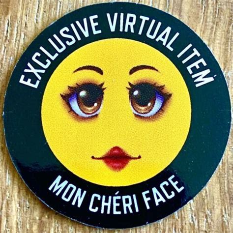 Roblox Celebrity Series 9 Mon Cheri Face Code Sent To Your Inbox In