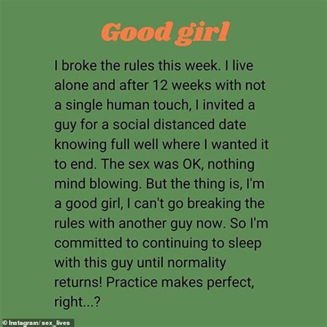Instagram Account Documents Women S Sex Lives During Lockdown Daily Mail Online