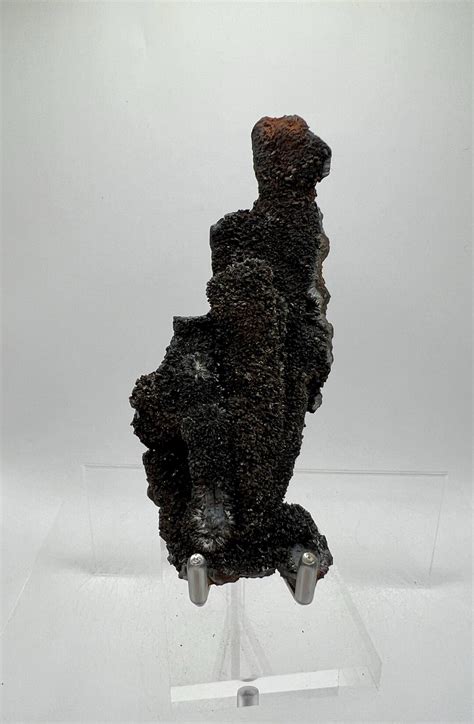 Amazing Hematite Covered Stalactite Incredible Druzy Flash Stunning