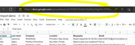 Import Error Failed To Find Spreadsheet With Identifier Community
