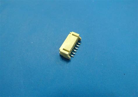6 Poles Smt Side Entry 2 0mm Pitch Pcb Header Connector Single Row Header Yellow