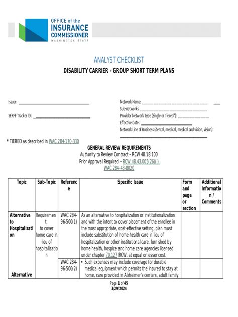 Analyst Checklist Doc Template Pdffiller