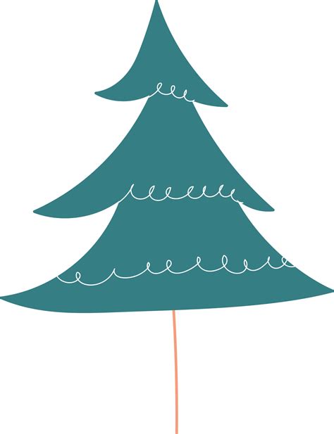 Christmas Tree Cartoon Doodle 10791638 PNG