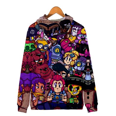 Brawl Stars Zipper Up Sweatshirt Challenger Colt Brawl Stars