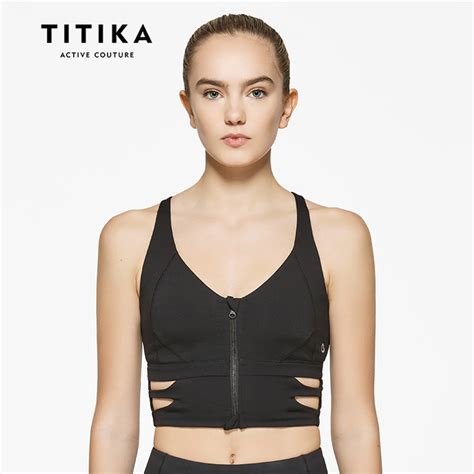 TITIKAACTIVE 孙雅miya同款 瑜伽T恤 瑜伽内衣组合套装 虎窝淘