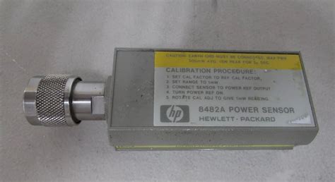Agilent 8482a Power Sensor 100 Khz To 4 2 Ghz 30 To 20 Db Adctestequipment