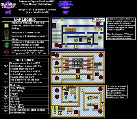 Pokemon Crystal Version Maps