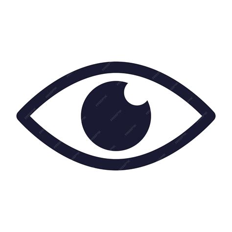 Premium Vector Eye Vector Eyeball Symbol