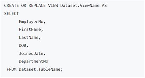 Bigquery Create View Command Syntax And Examples Simplified 101 Learn