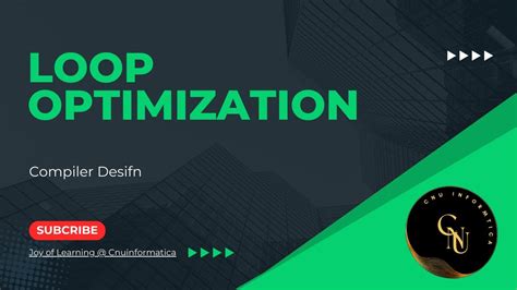Loop Optimization Youtube