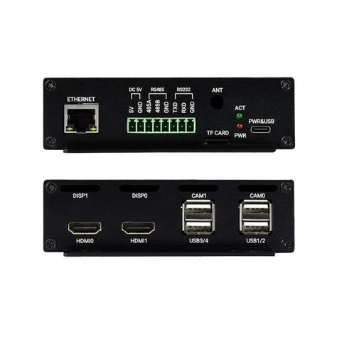 Poe Mini Computer Type B Based On Raspberry Pi Compute Module 4 Not Included Metal Case