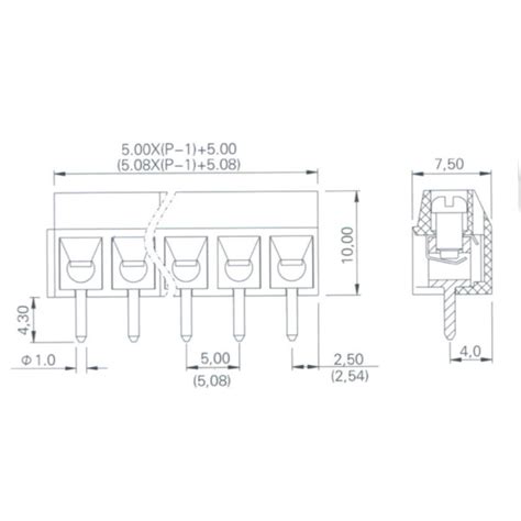 Black Interlocking Pcb Terminal Block Way A Railwayscenics