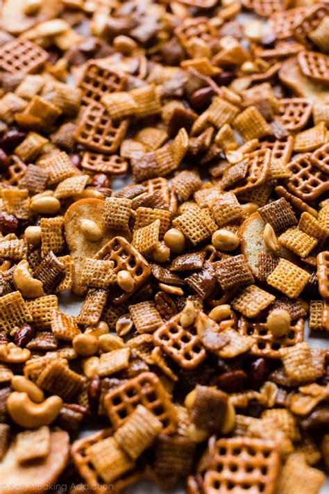 Sweet Spicy Honey Chex Mix Sally S Baking