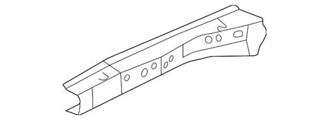 53731 06130 Fender Rail 2013 2018 Toyota Avalon Longo Toyota Parts