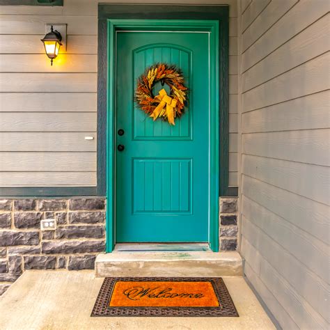 20 Trendy Front Door Colors For A Beige House With Photos
