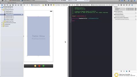 Connecting Storyboard Objects To Code In Xcode Youtube