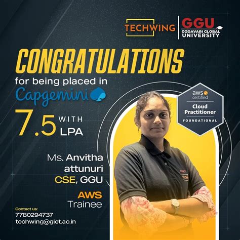 Techwing On Linkedin Techwing Ggu Placement Tech Technology