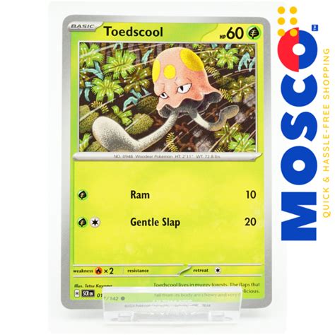 Toedscool 017142 Common Stellar Crown Pokemon Tcg Mosco Philippines