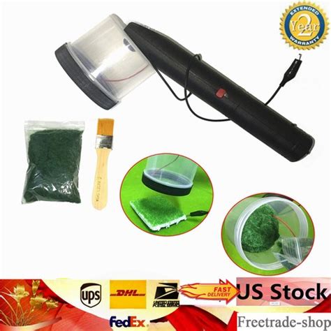 Grass Applicator Electrostatic Flocking Machine Static Grass Flock Applicator Us Ebay