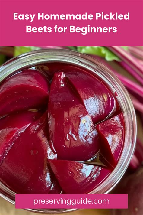 Pickled Beets Recipe For Easy Canning Or Refrigerator