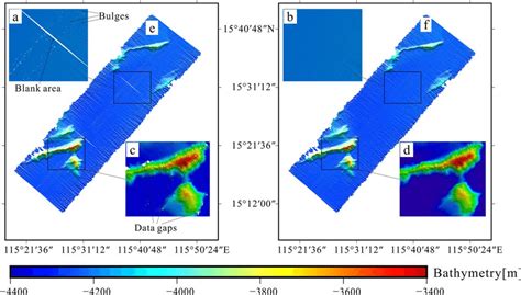 Anomaly Correction And Data Interpolation Of The Multi Beam Bathymetry Download Scientific
