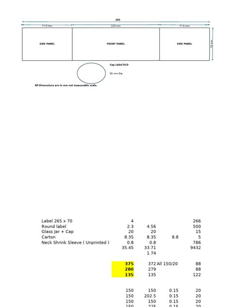 Ghee Jar 500 Ml Label Kld Pdf Freight Transport