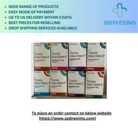 Thyrox 125 Mg Tablet Strength 100 Mcg At ₹ 190bottle In Nagpur Id