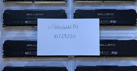4 Sets Of Crucial Ballistix Ddr4 3200 Cl16 2x16 Album On Imgur