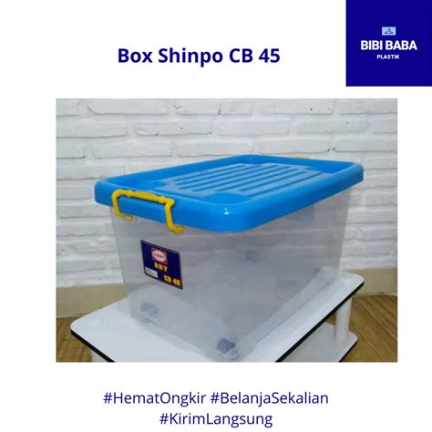 Jual Shinpo 111 Cb 45 Container Sky Box Plastik 45 Liter Dengan Roda