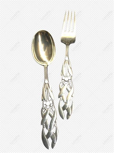 아트 포크 스푼 Png 일러스트 및 벡터 이미지 무료 다운로드 Lovepik