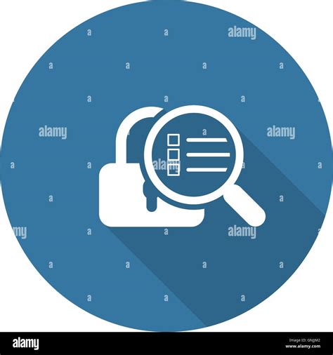Security Scan Icon Flat Design Stock Vector Image And Art Alamy