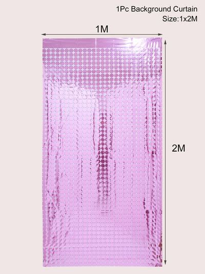 Badu Bg Декорации за парти за рожден ден Фон завеси Блясък Черно злато сърма ресни Фолио Фон