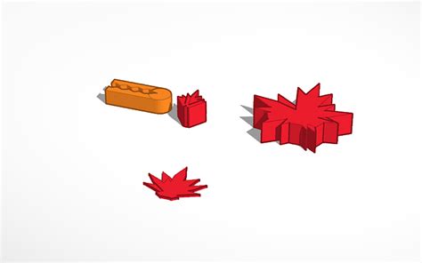 3d Design Maple Leaf Tinkercad