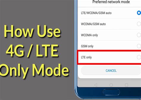 نحوه فعال کردن و دسترسی به فقط حالت 4G یا LTE در گوشی های اندروید