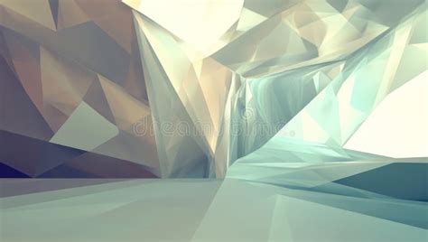 A 3d Abstract Rendering Of A Triangulated Surface With A Modern Background Featuring A